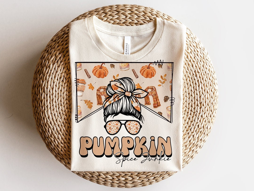 Pumpkin spice Fall DTF or Sublimation transfer – KC Kreations