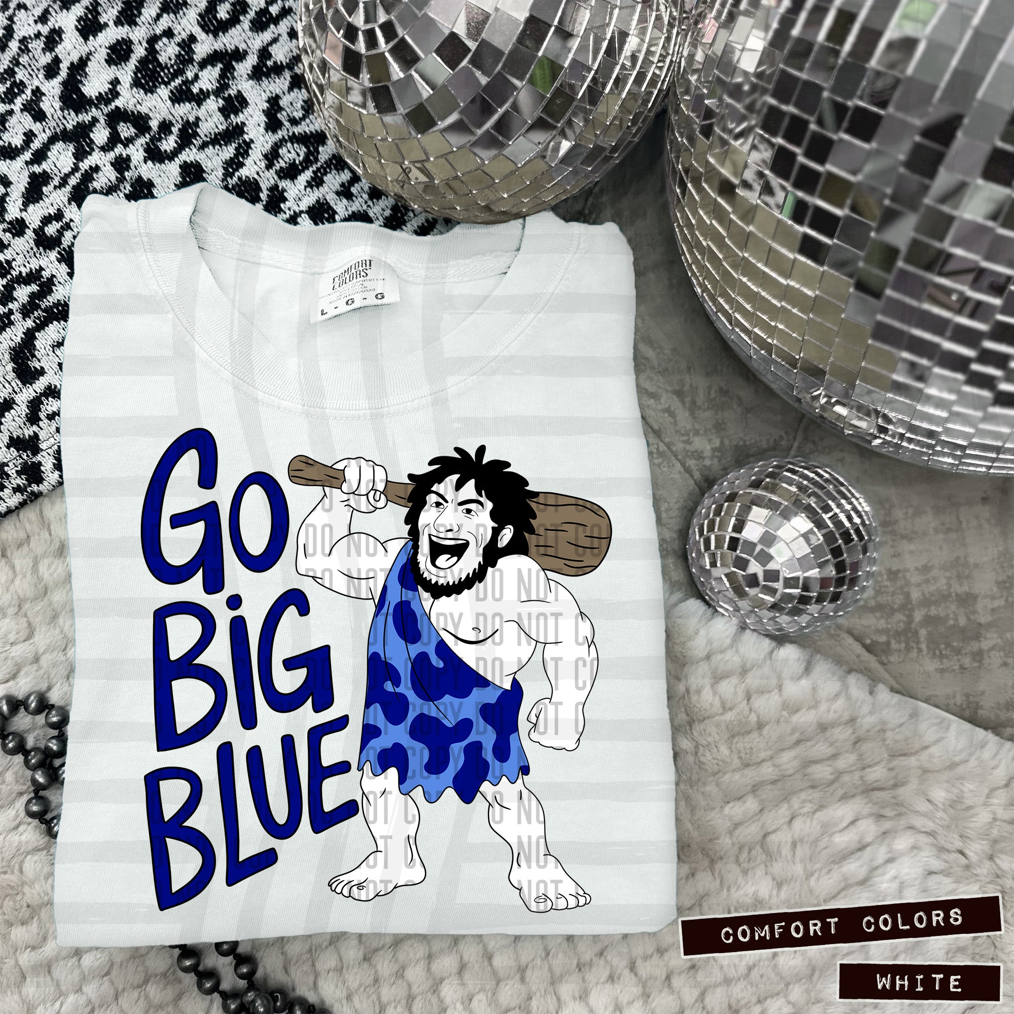 Go Big Blue DTF Transfer – KC Kreations